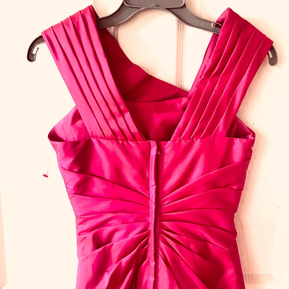 Marilee Taffeta Party Dress Size 2 Fuchsia Short Prom… - Gem